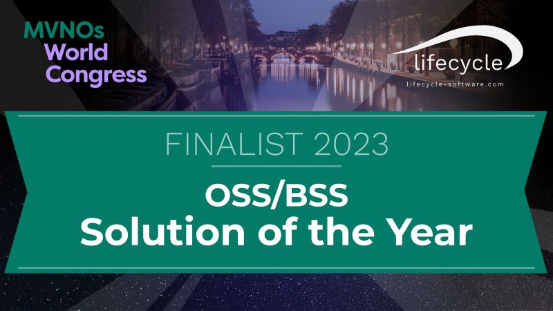 OSS/BSS Solution of the Year Finalist at MVNO World Congress Awards