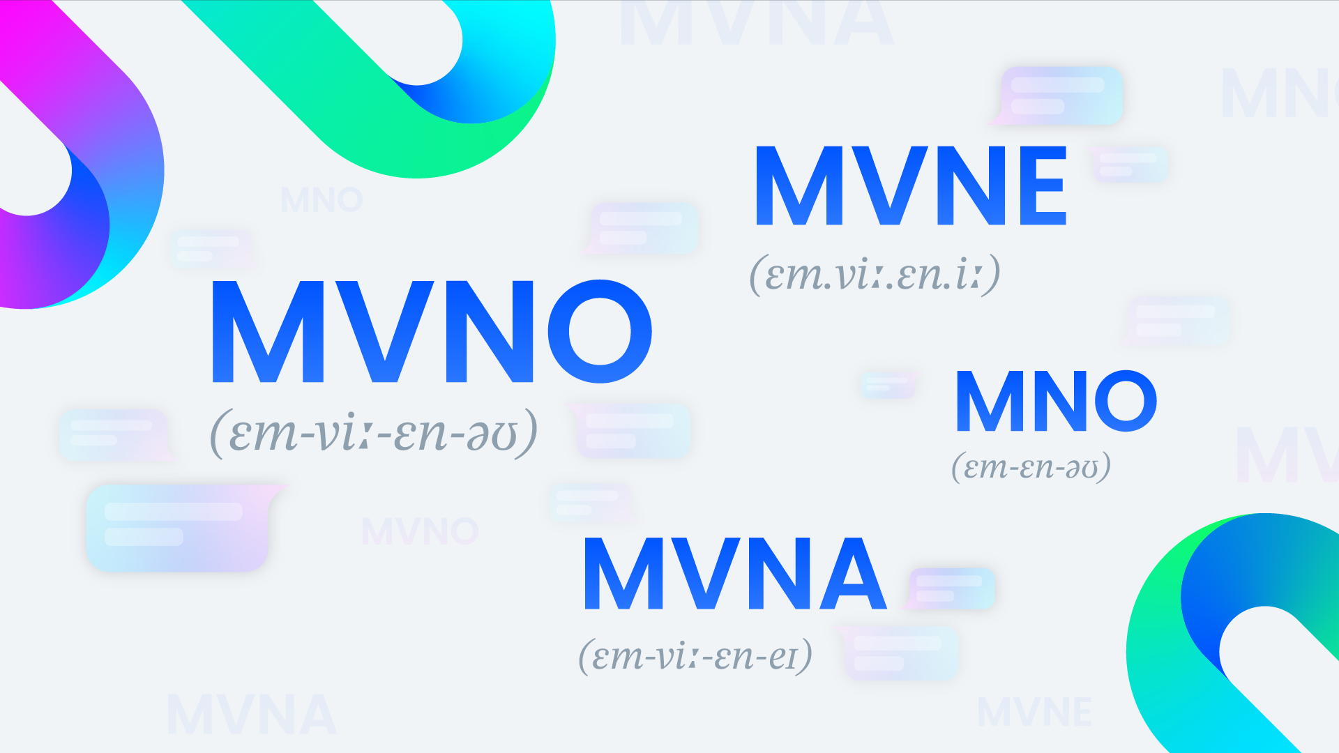 What’s the difference between an MNO, MVNO, MVNA and MVNE?